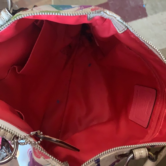 Coach | Bags | Multi Colored Medium Coach Purse | Poshmark